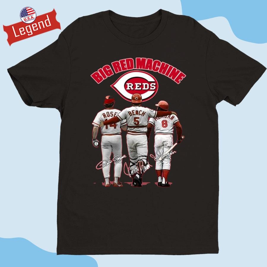 Cincinnati Reds Big Red Machine Peter Rose Johnny Bench Joe Morgan ...